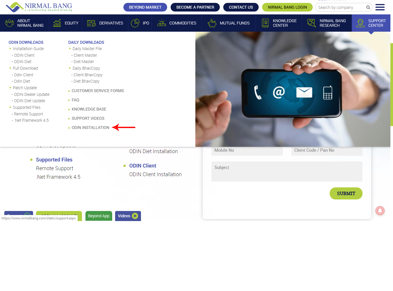 Buy Order | Sell Order | How to Install Odin